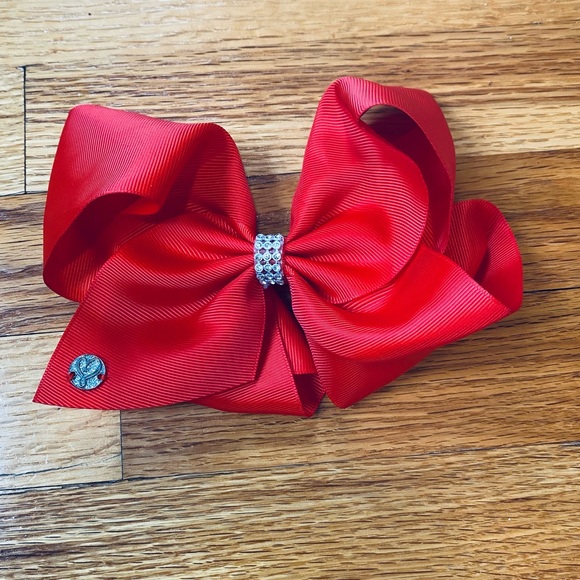 JoJo Siwa | Accessories | Jojo Siwa Red With Rhinestone Stones Bow ...